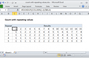Excel COLUMN function | Exceljet